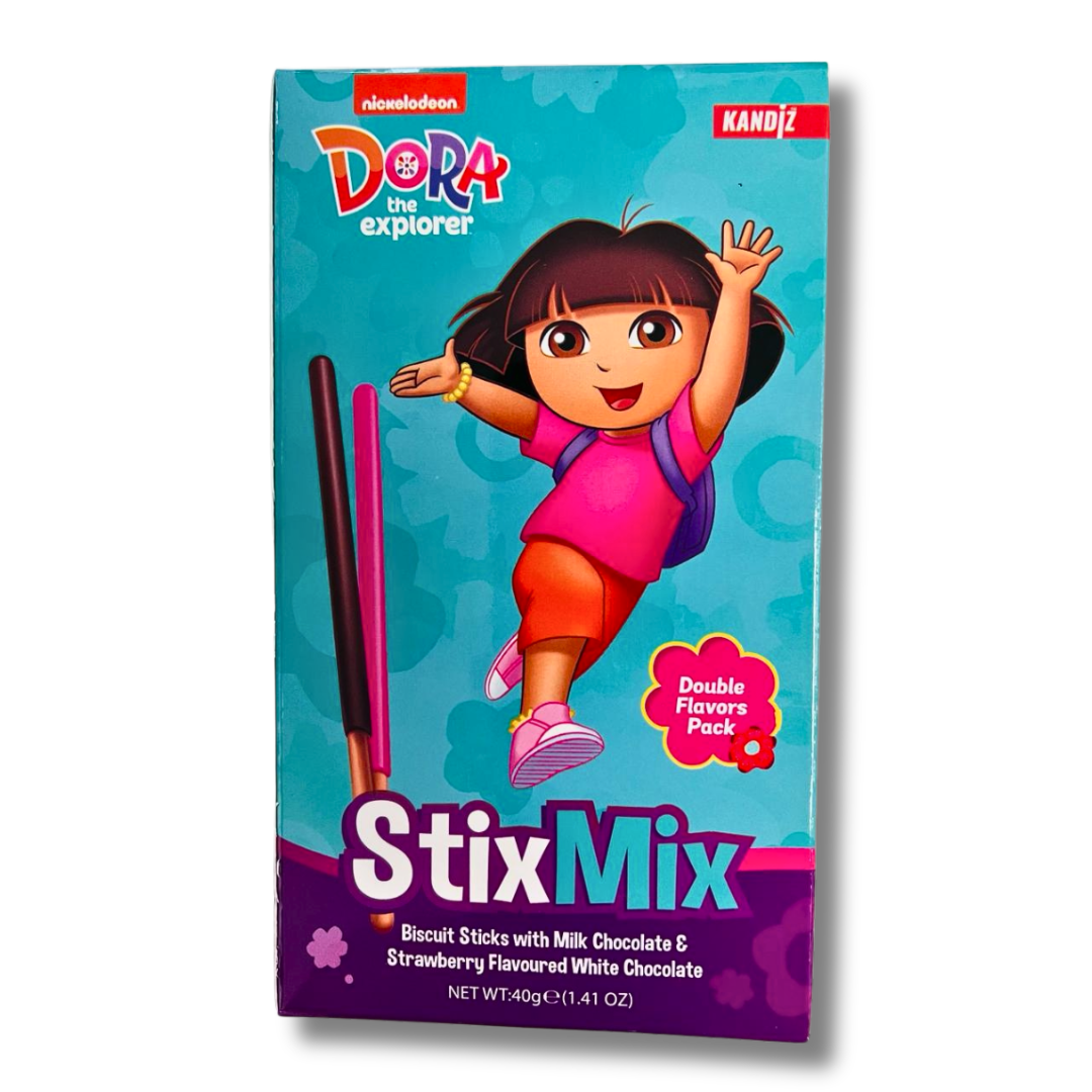 Nickelodeon Dora Stix Mix Biscuit Sticks — Candy Time